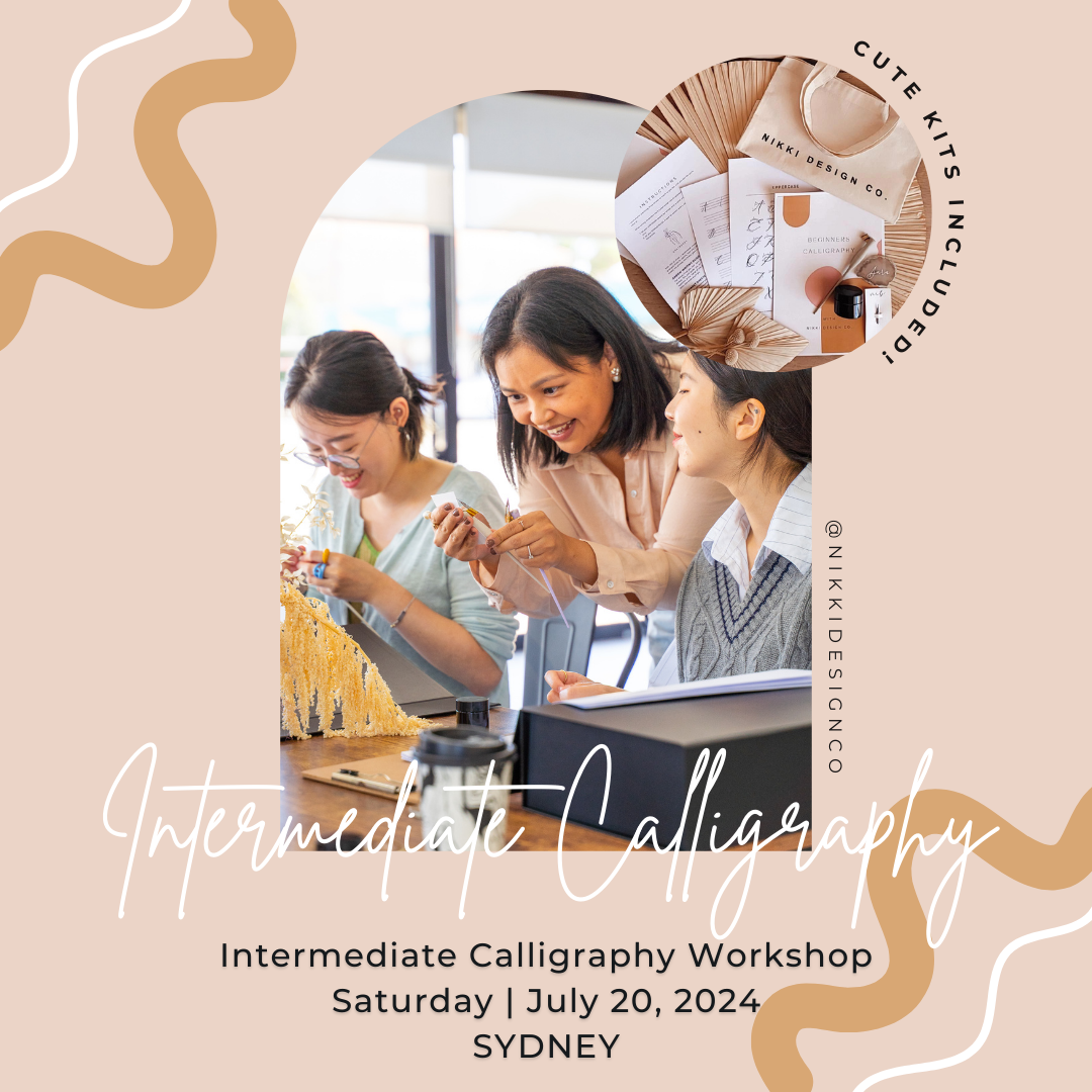 Sydney Calligraphy Workshops, Live Calligraphy & Luxury Engraving