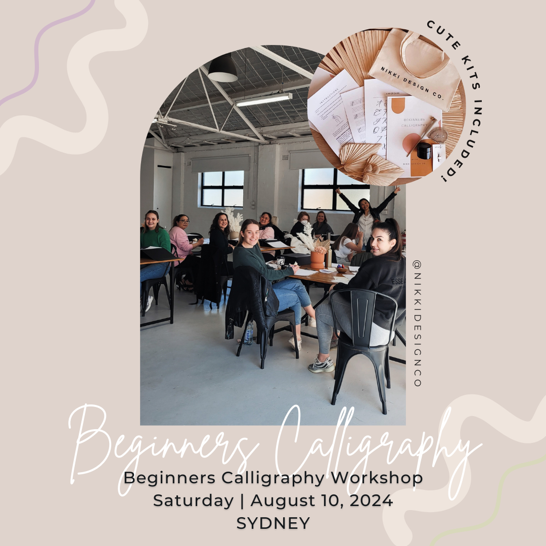 Sydney Calligraphy Workshops, Live Calligraphy & Luxury Engraving